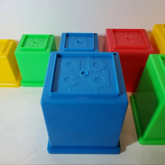 Playskool | Toys | Vintage Playskool Nesting Alphabet Blocks | Poshmark